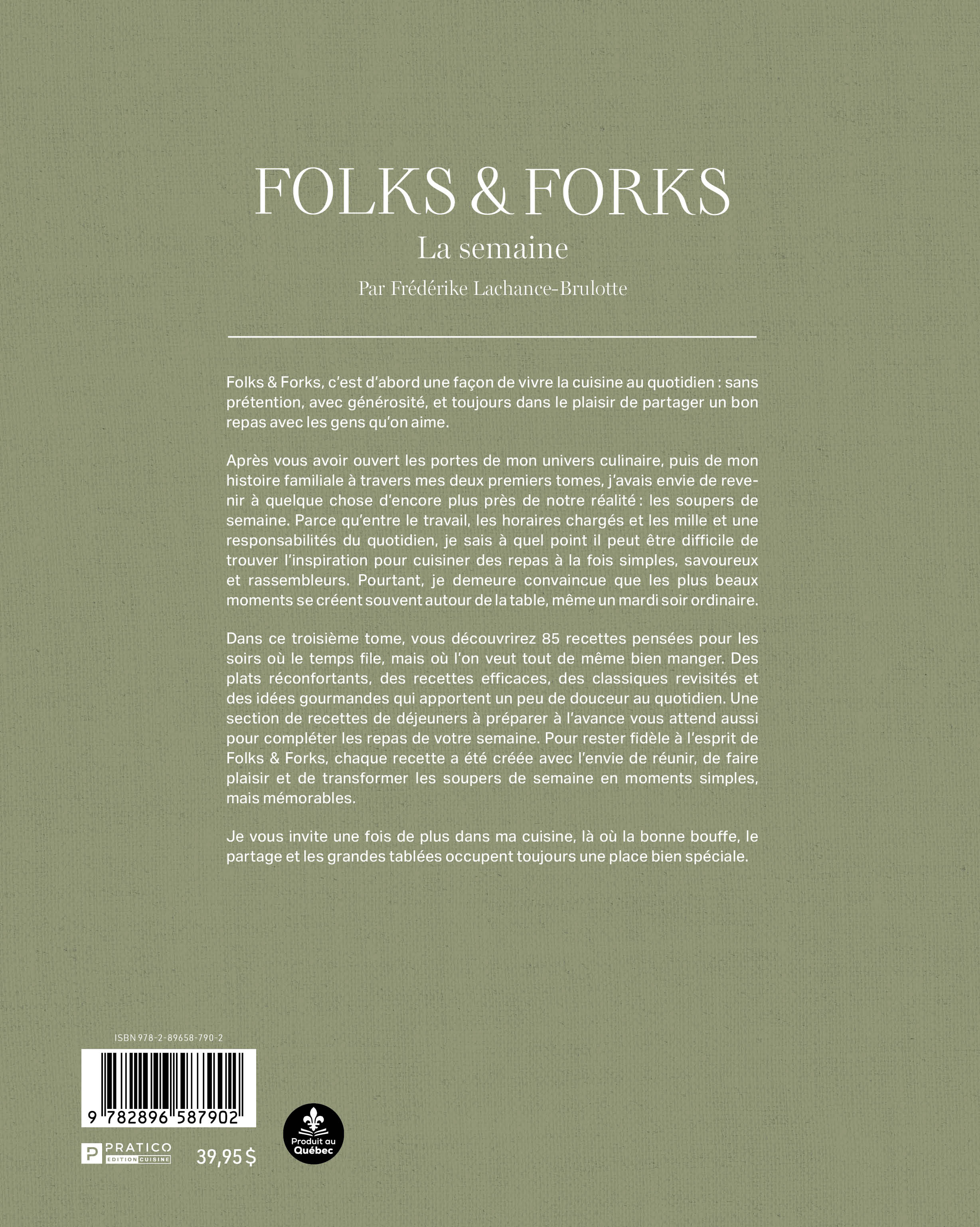 Folks and Forks - La semaine (Frédérike Lachance-Brulotte) – Boutique ...